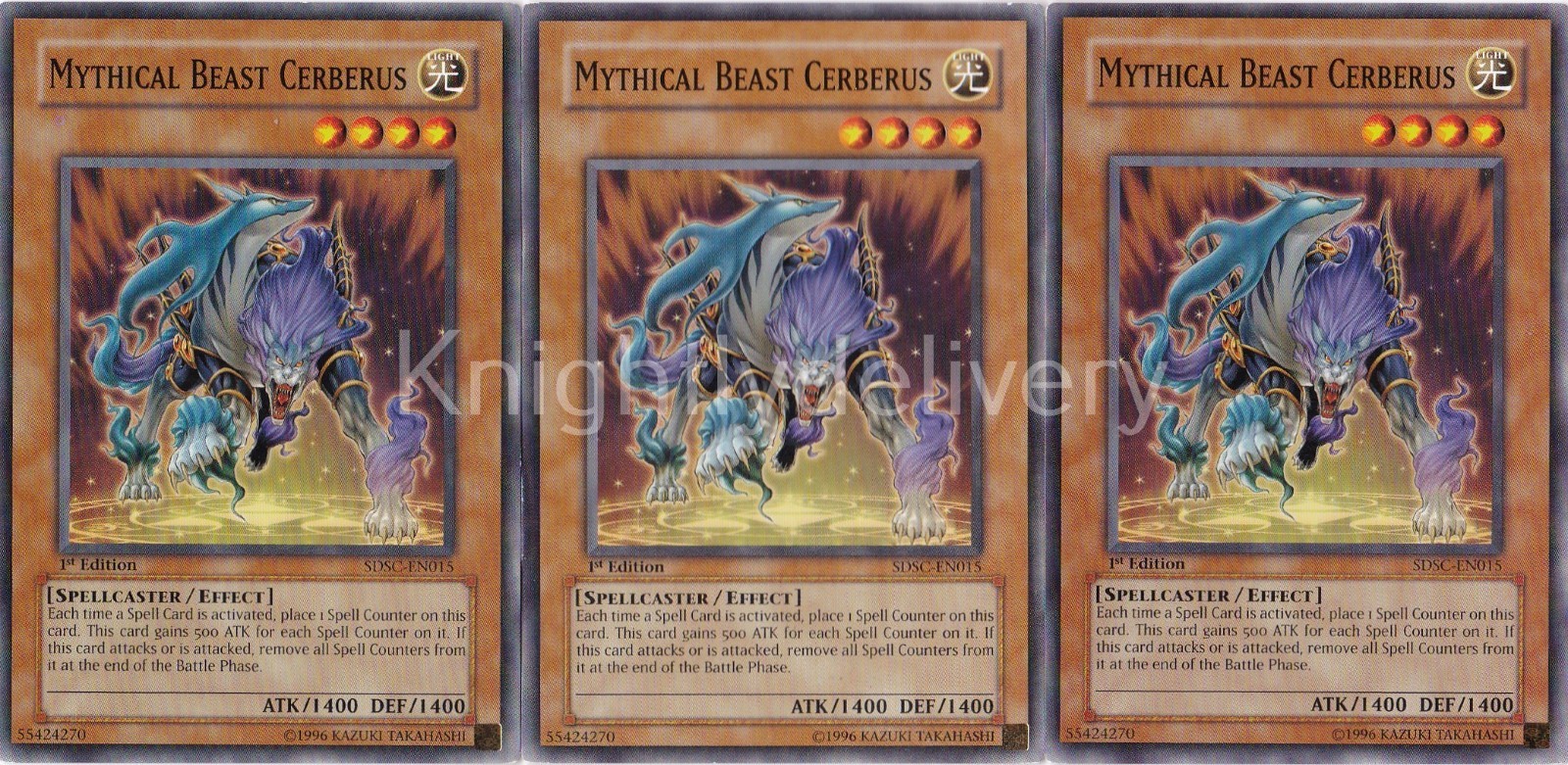 Mythical Beast Cerberus Deck - Gather Your Mind - NM - 40 Cards ...