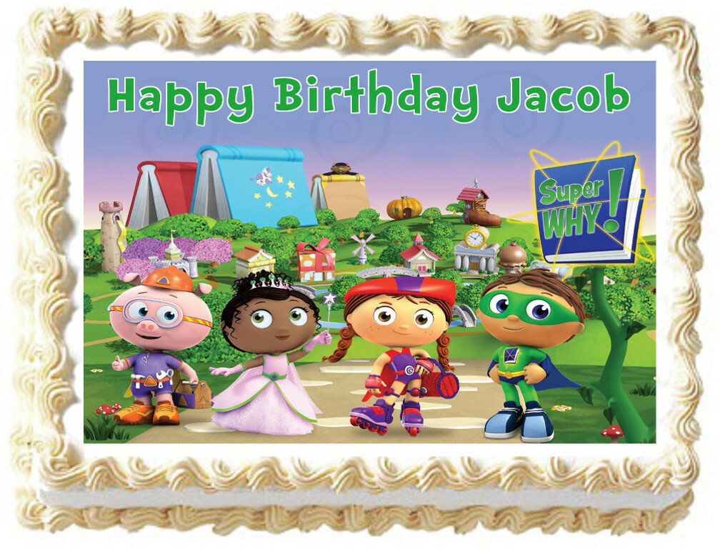 Super Why Cake
