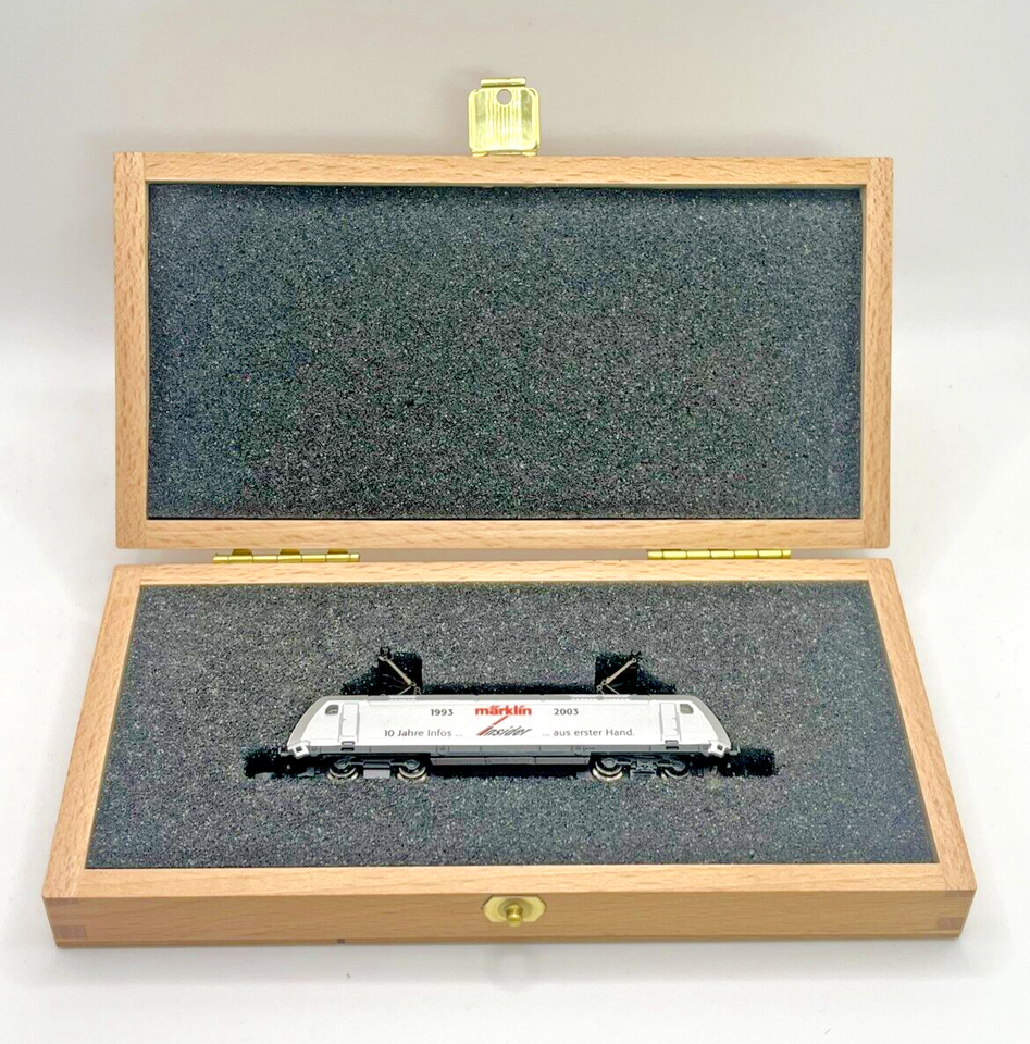 Z Scale Marklin 1993-2003 Insider 10 Years BR 101 Eletric Locomotive ...