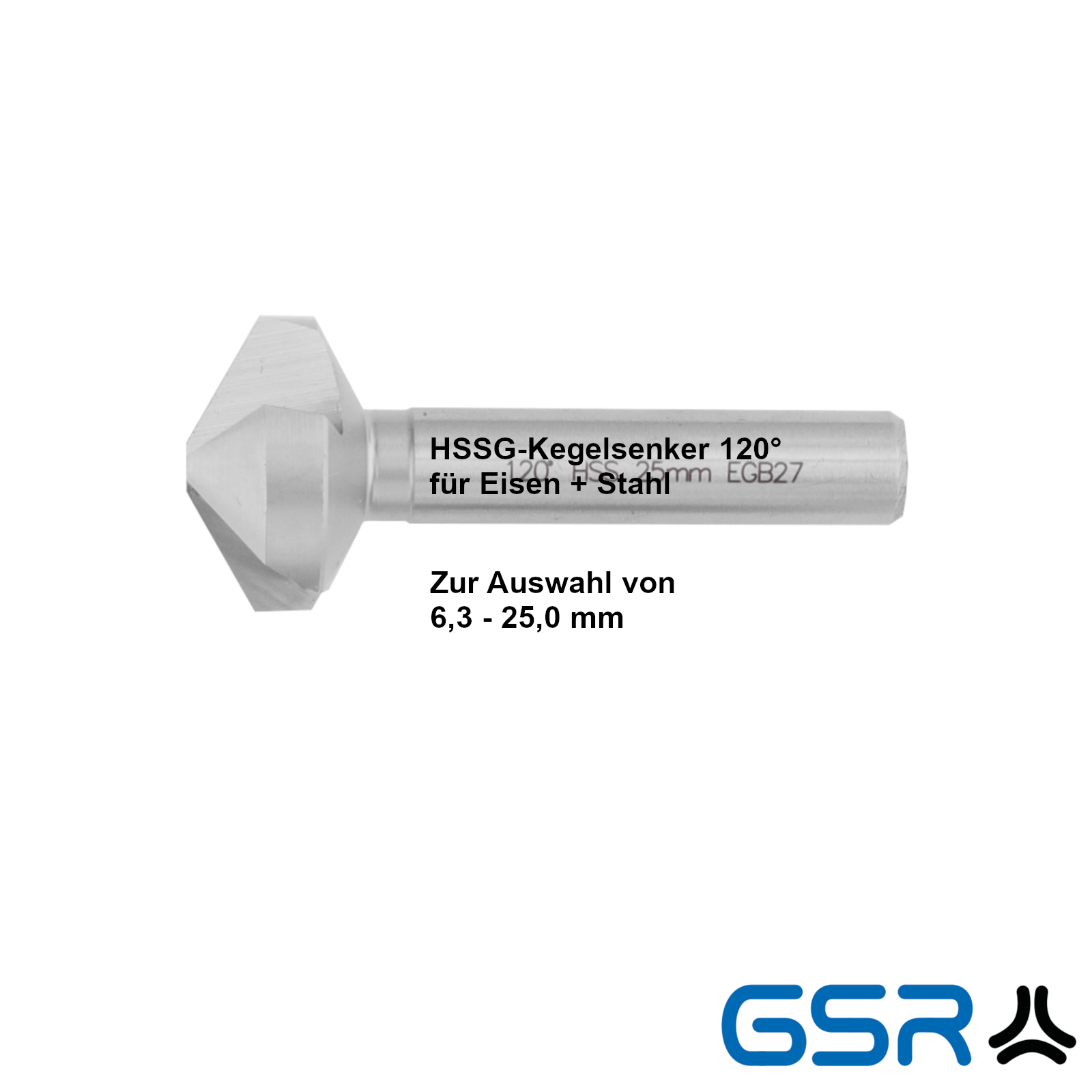GSR Kegelsenker/Satz DIN 334/335 Senker 60/90/120° Grad HSS/HSSEVA/TiN ...