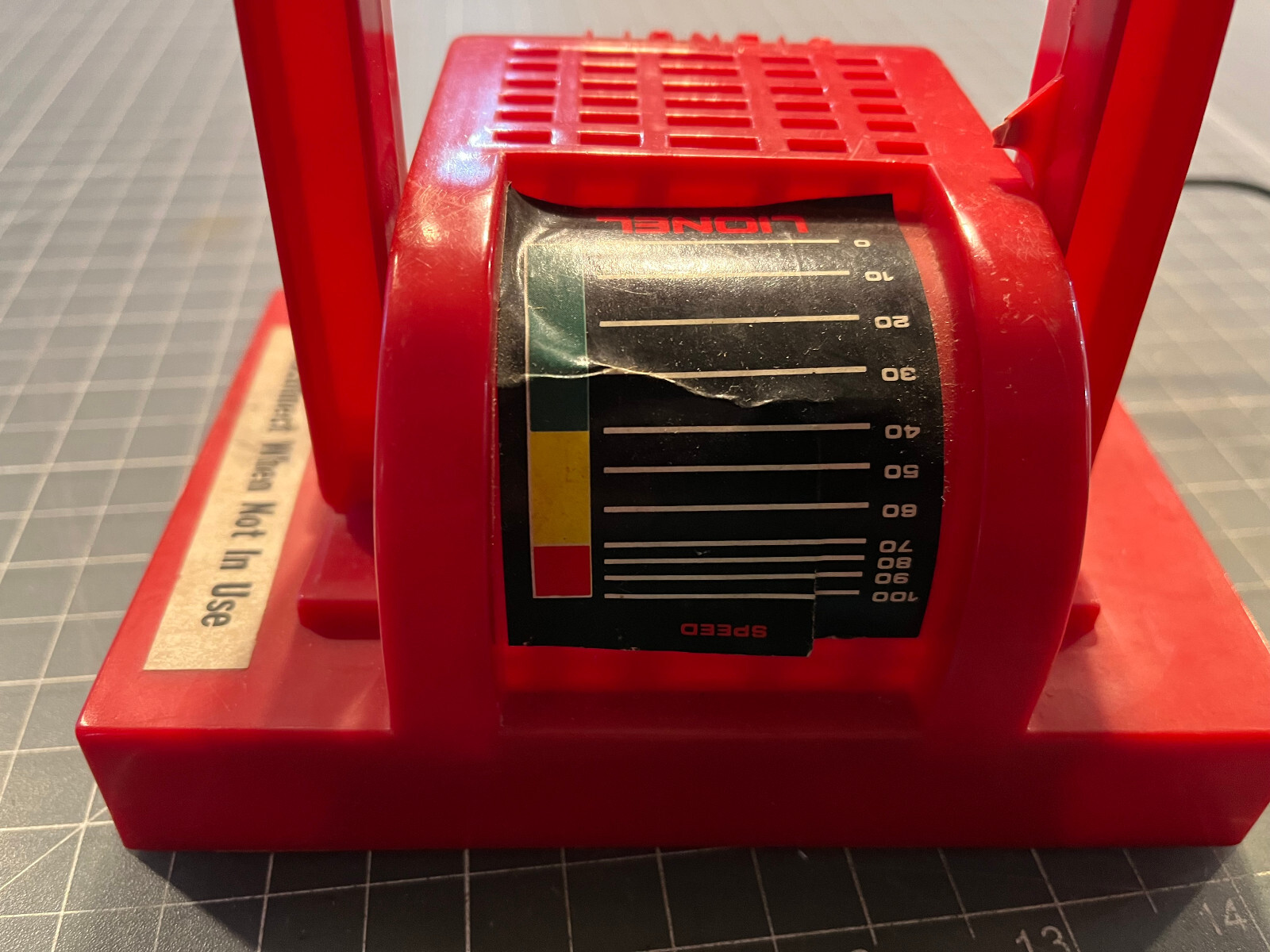 Lionel Train Red 546H Transformer Throttle Controller from set 8803 ...