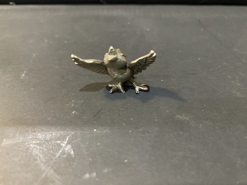 Vintage Miniature Pewter Bird | eBay
