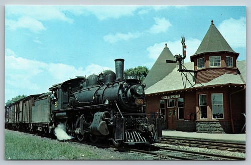 Railroad Locomotive Train Postcard - Canadian National Railways CN #86 ...