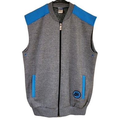 Vintage Nike Swoosh Vest Logo Embroidery Patches Streetwear Blue Tag ...