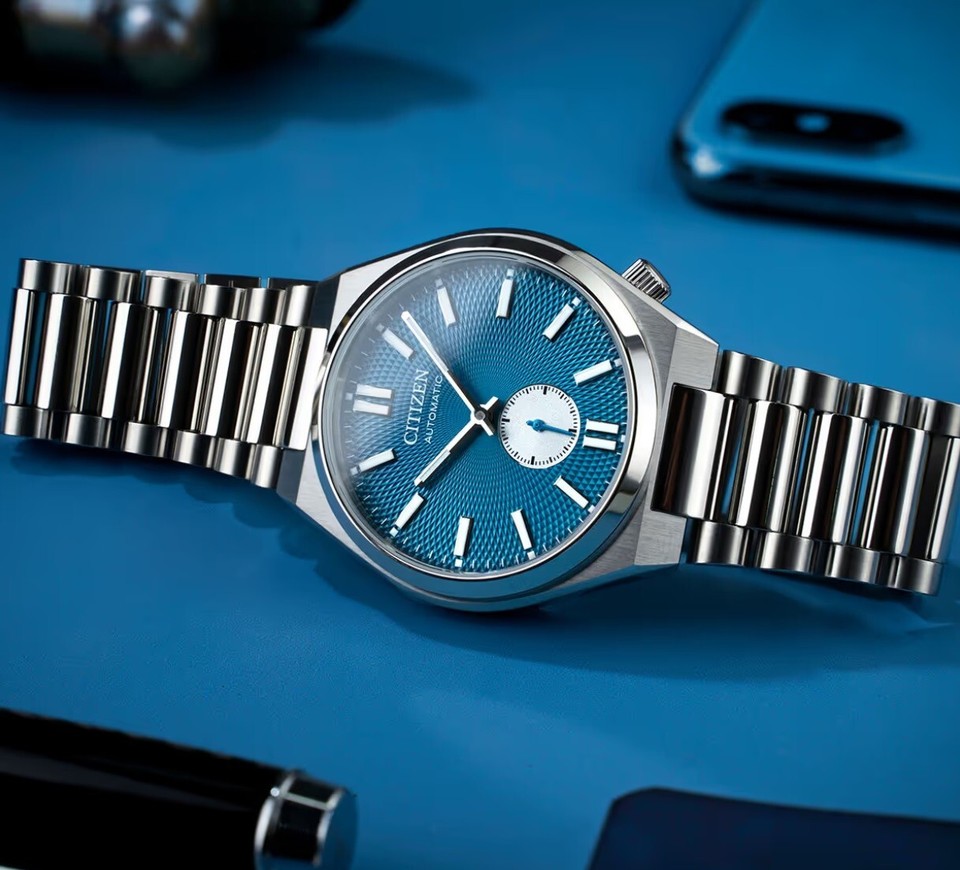 Citizen NK5010-51L Tsuyosa Small Second Hand Automatic Blue Analog Men ...