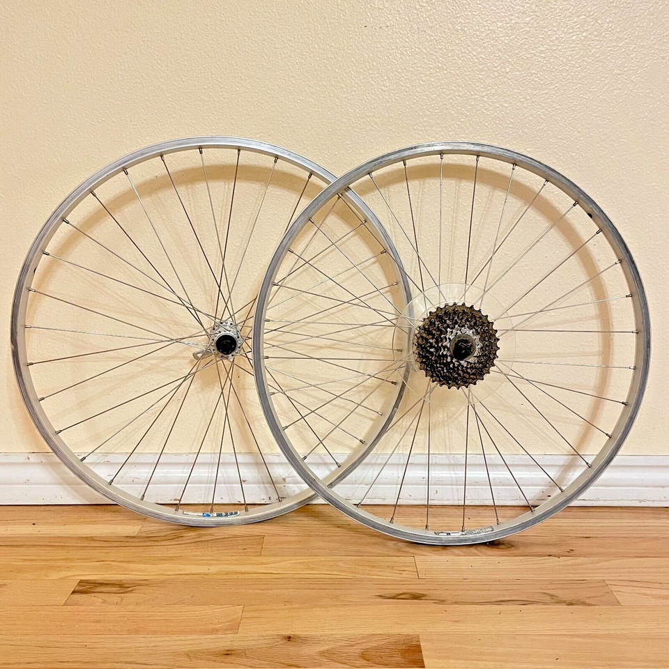 Shimano FH-MC18 Parallax Weinmann 519 26" 32H MTB Wheelset QR 100/135mm ...