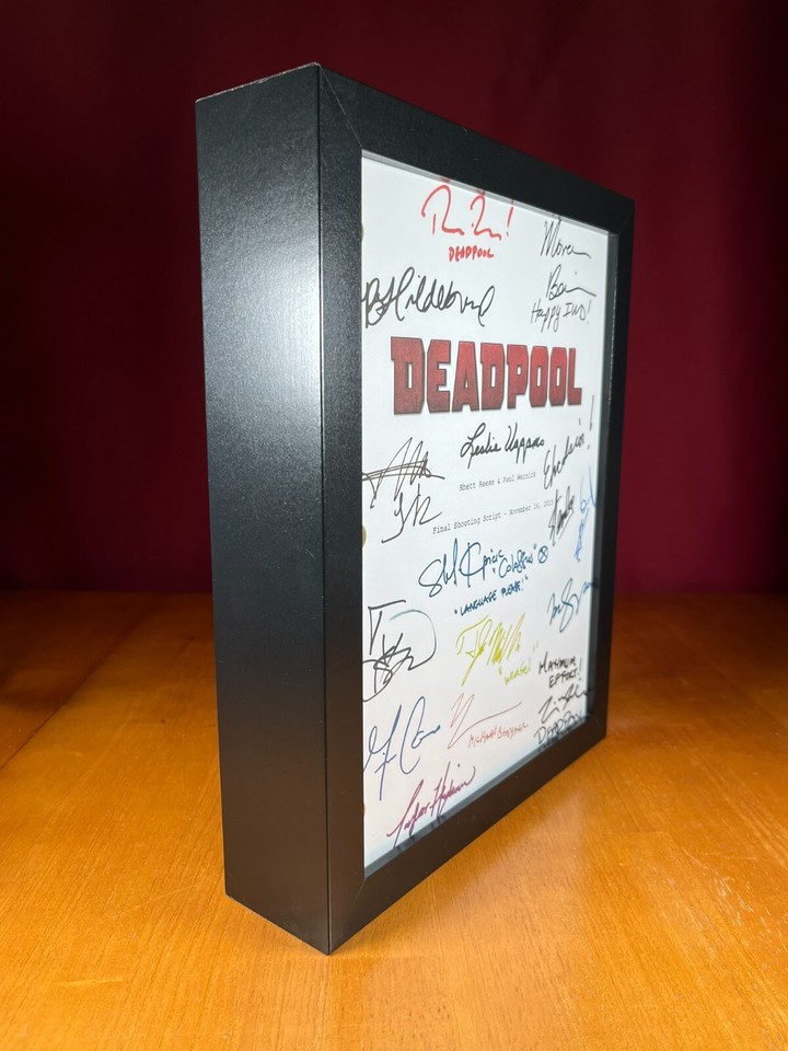 Deadpool Script Signed- Autograph Reprints- 117 Pages- Ryan Reynolds | eBay