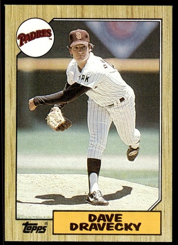 1987 Topps Baseball Card Dave Dravecky San Diego Padres #470 | eBay