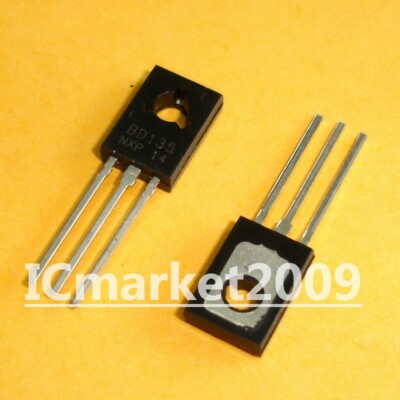 10 PCS BD135 TO-126 NPN Power Transistors Chip | eBay