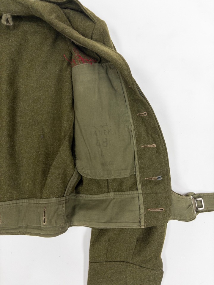 Norwegian Army Ike Jacket – Chain Stitch Embroidery – Wool Military ...