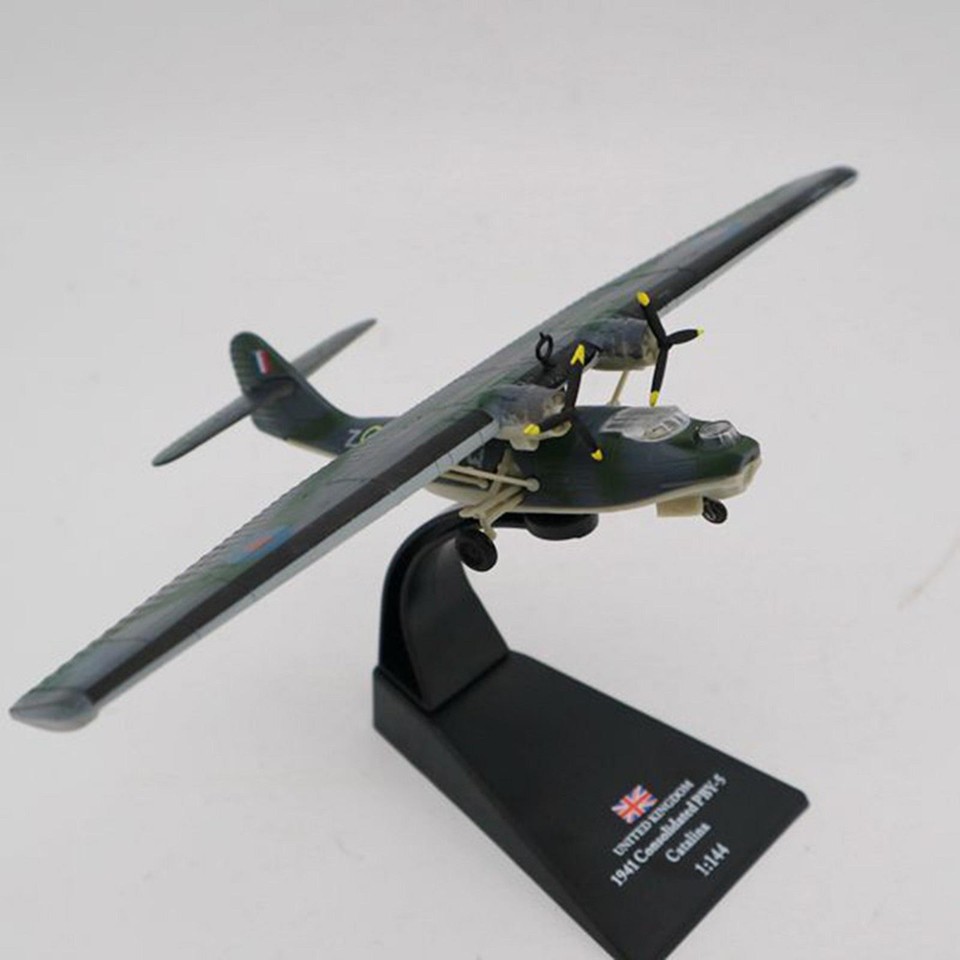 1/144 WW2 UK RAF Classic PBY 5 Catalina Aircraft Fighter Plane Military ...