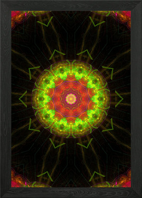 Neon Lime Trance Framed Wall Art Poster Canvas Print Picture | eBay UK