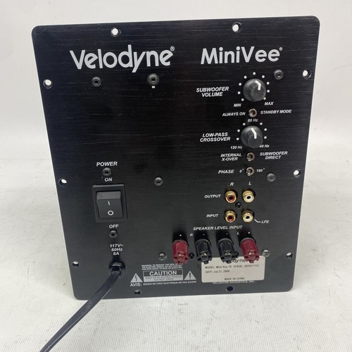 Velodyne MiniVee Subwoofer Plate Amplifier 1000 Watts (not Working ) | eBay