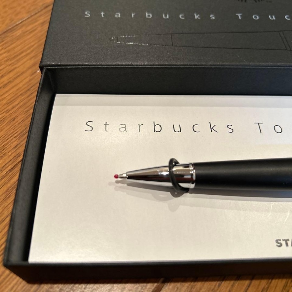 Starbucks Touch The Pen Black Ballpoint Pen Unused in Box 7.9 in | eBay UK