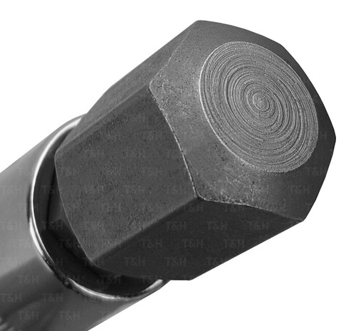 BERGEN Hex Socket H22mm 1/2" Drive 70mm 22mm Hex Key Single Socket ...