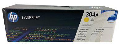 HP CC532A 304A Yellow Toner Cartridge- New N Package Read Descp ...