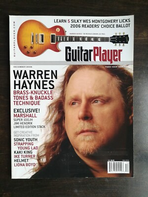 Guitar Player Magazine December 2006 Warren Hayes - Jimi Hendrix - 1023 ...