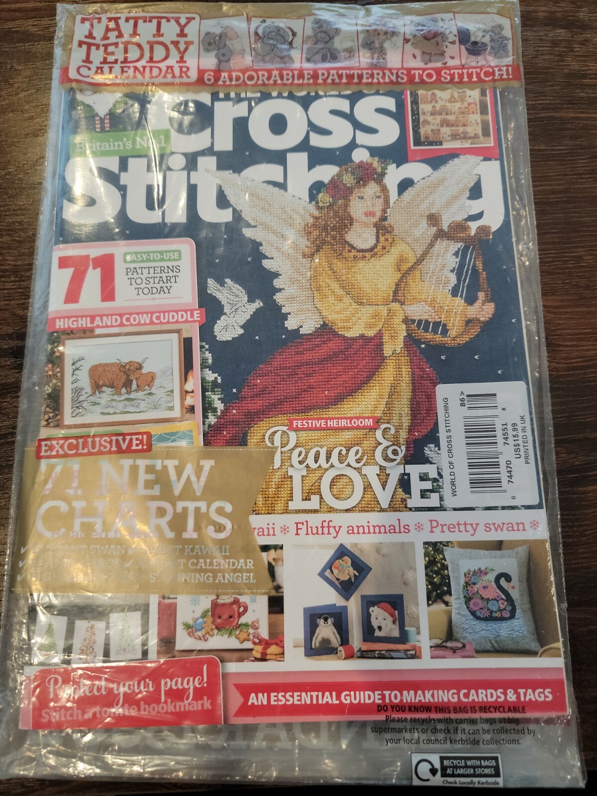 The World of Cross Stitching Magazine 286 Tatty Teddy Calendar ...