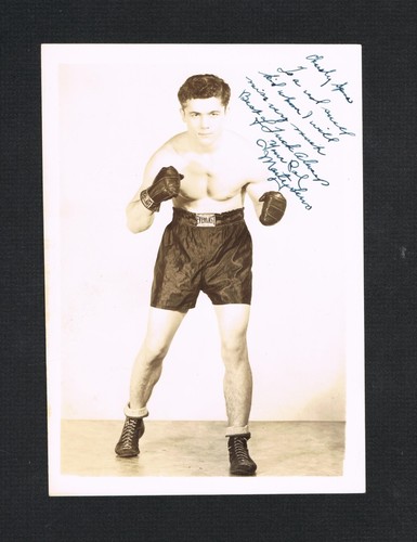 VERY NICE RARE WORLD CHAMPION MARTY SERVO autographed signed boxing ...