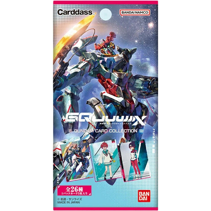BANDAI GUNDAM CARD COLLECTION Gundam GQuuuuuuX Booster Pack Box TCG ...