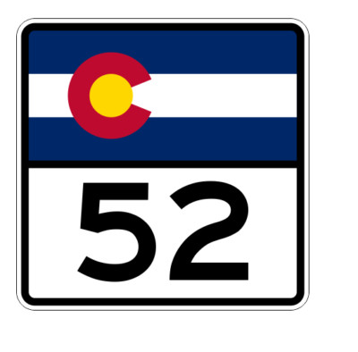 Colorado State Highway 52 Sticker Decal | eBay