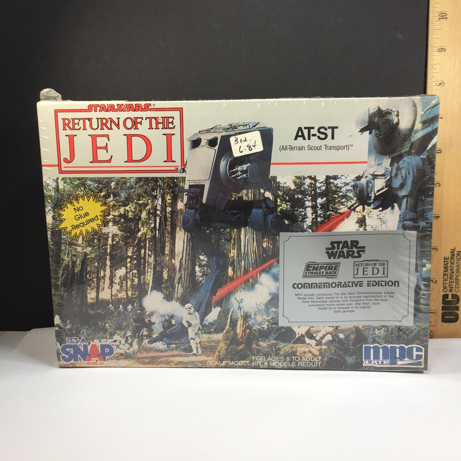 1992 Star Wars Return Of The Jedi AT-ST Model Kit Commemorative New ...