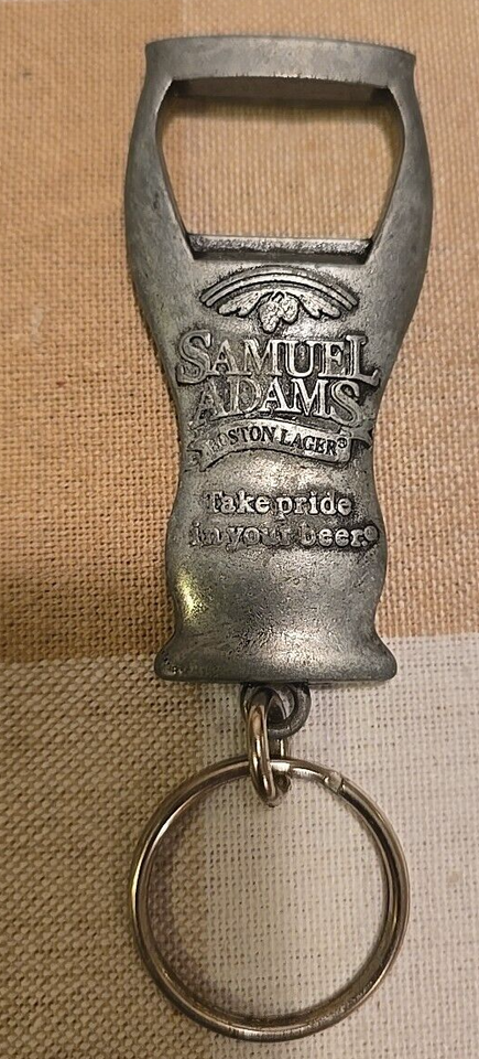 Sam Adams Boston Lager Key Chain Bottle Opener 'Take Pride in Your Beer ...