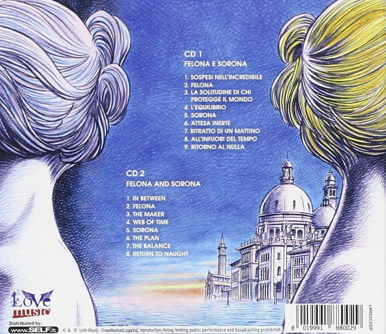 Le Orme Felona E/And Sorona 2016 Deluxe Limited Numbered E (CD) (UK ...