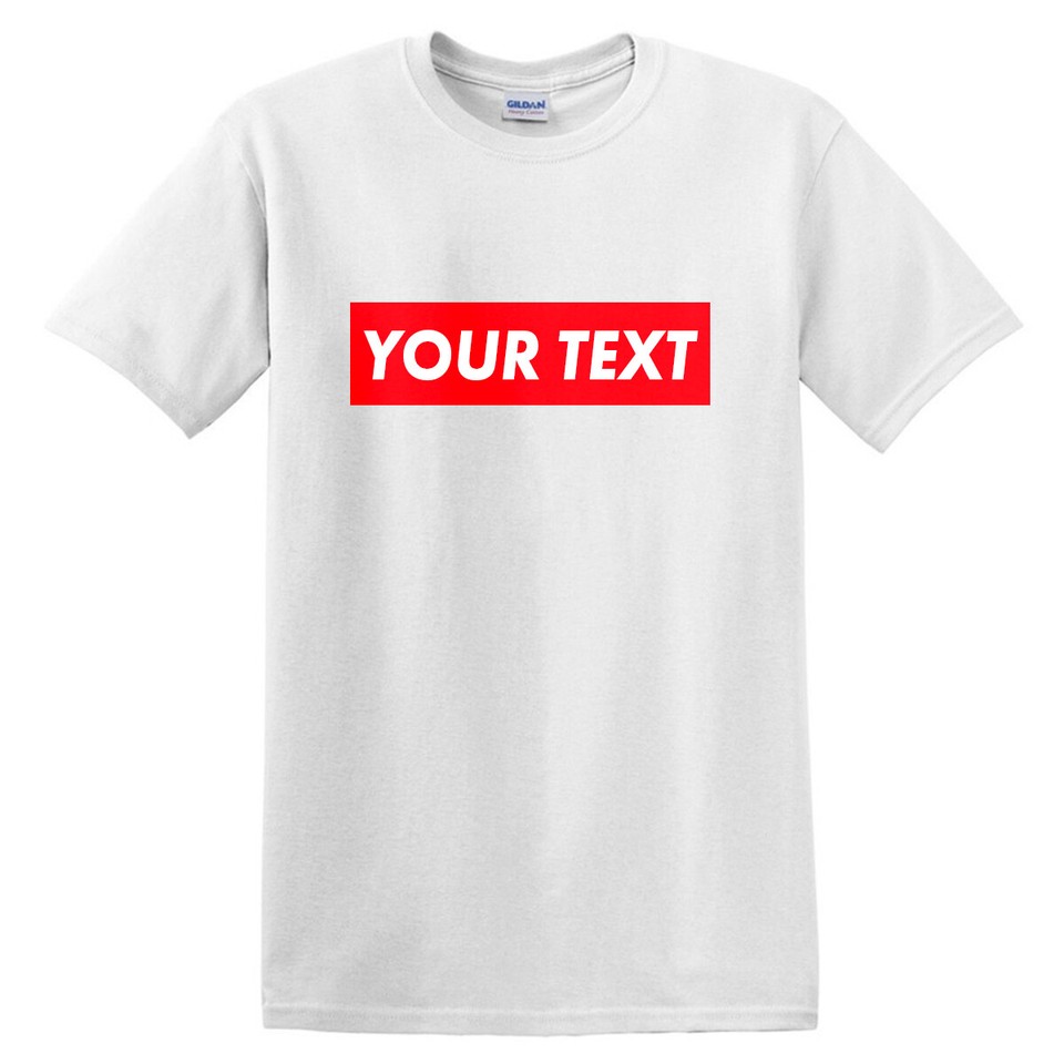 Personalized Custom Print Your Own Text On Customized Men's T Shirt New ...