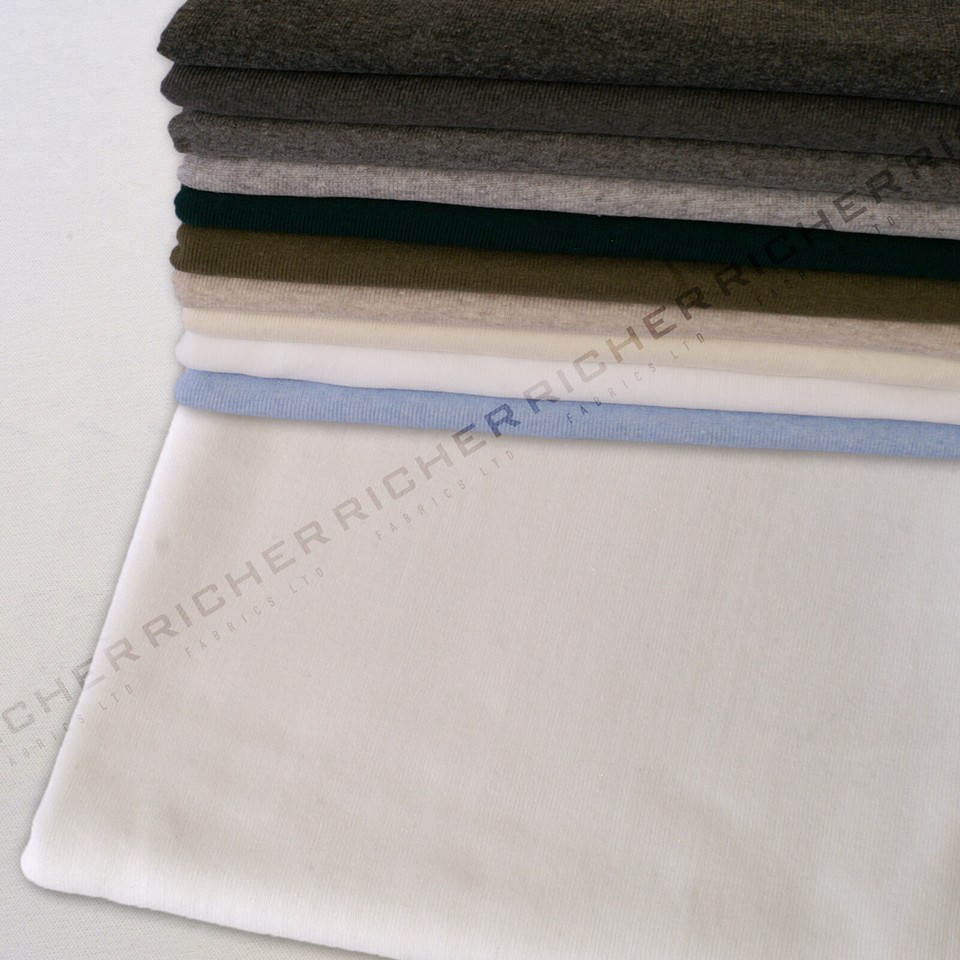 Sweatshirt Cuffing 1x1 Acrylic Knitted Rib Cuffs Collars Fabric | eBay UK