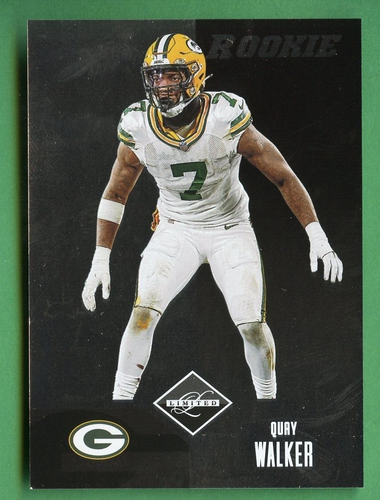 QUAY WALKER 2022 LIMITED FOOTBALL ROOKIE 2004 TRIBUTE INSERT GREEN BAY ...