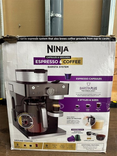 Ninja (Capsules & Grounds) Espresso & Coffee Barista System OPEN BOX | eBay
