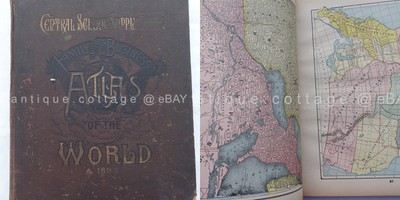 Pre-1900 - Nice Map Print In 1893