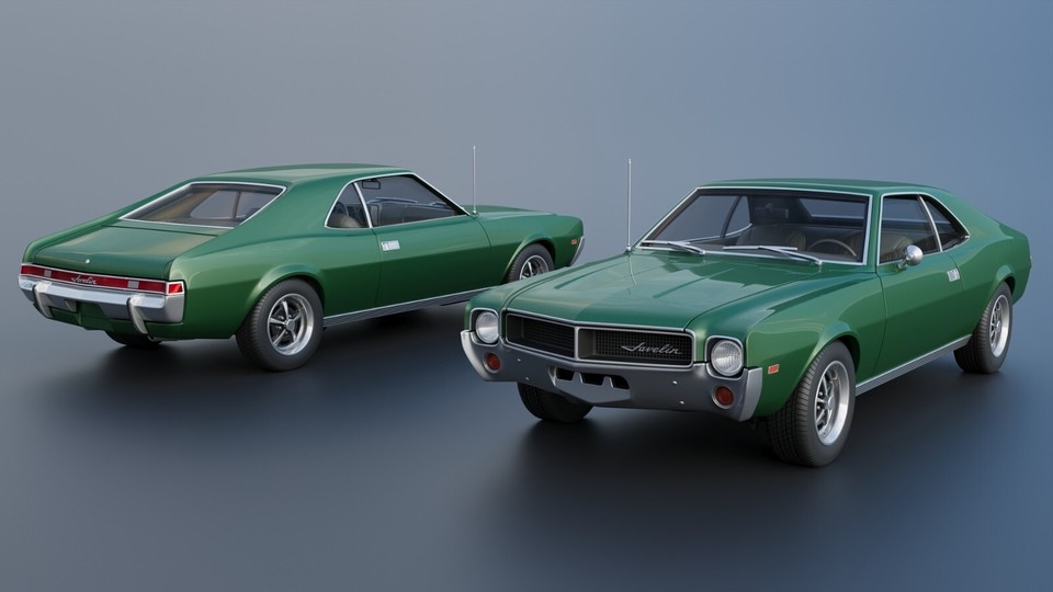 1968 AMC Javelin Model Kit - 1/24 - 3D Printed | eBay