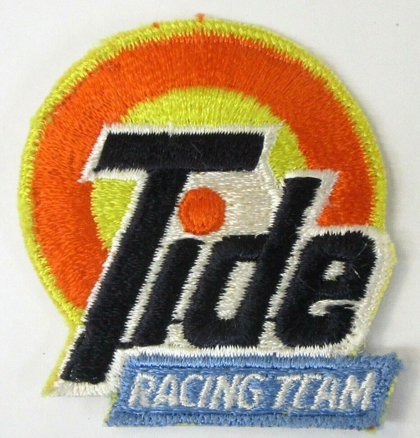 TIDE RACING TEAM Small Figural hydroplane boat HAT shirt jacket patch ...