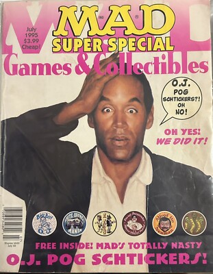 MAD Magazine Super Special (July 1995) OJ SIMPSON Issue #105 | eBay