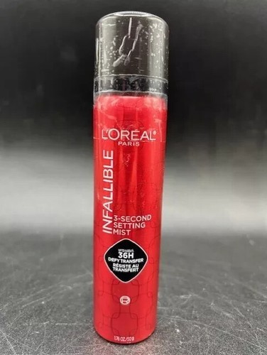L'Oreal Paris Infallible 3-Second Setting Spray Mist, Microfine Mist 1 ...