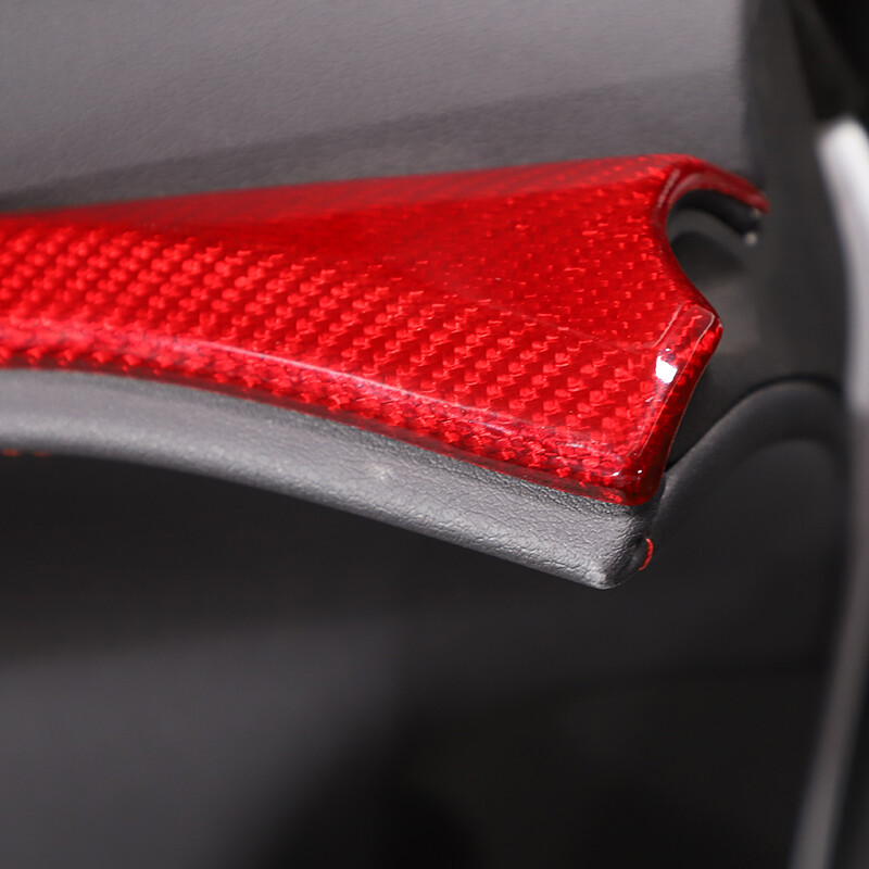 Red Carbon Fiber Accessories Trim Auto Parts Trim For Corvette C8 2020 ...