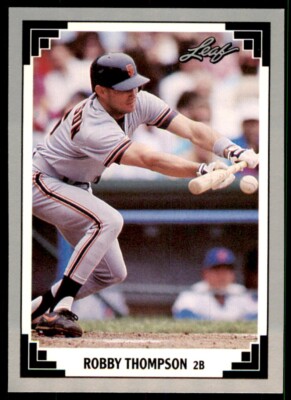 1991 Leaf Robby Thompson Baseball Cards #107 | eBay
