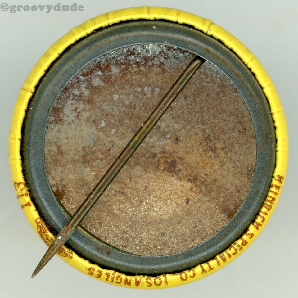 1968 Stephen P. Teale State Senator Democrat California CA Pin Pinback ...