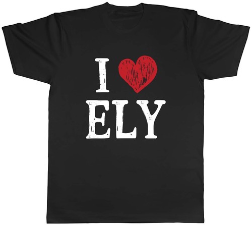 I Love Ely Mens T-Shirt Cathedral City Cambidgeshire Love Heart Tee Gift | eBay