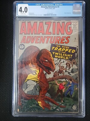 Amazing Adventures #3 (Marvel 8/ 61) CGC 4.0 Becomes Amazing Fantasy ...