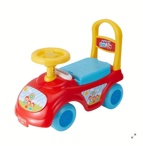 4 Wheel Ride On Toy Foot To Floor Ride On Step Car Kids Gift Age 3 ...