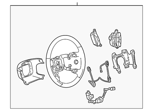 Genuine GM Ebony Steering Wheel 20780905 | eBay