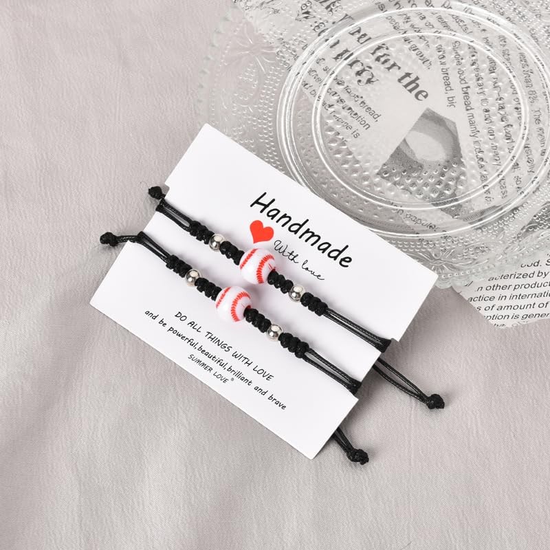 Matching Baseball Bracelet Gifts for 2 Best Friend Birthday Gifts for ...