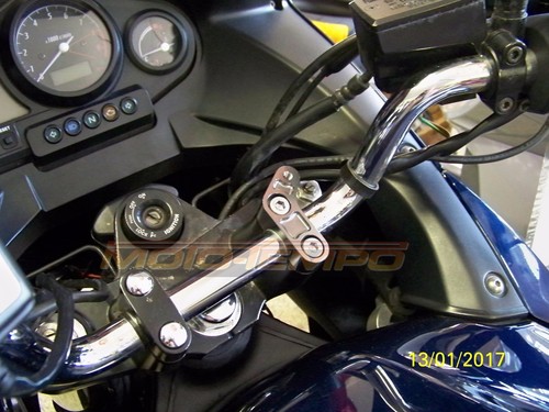Motorcycle Speedo Clock Handlebar Mount Bracket Custom Cafe Racer ...