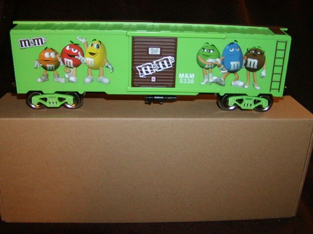 Menards 279-8130 M & M M&M's Candy Box Car #5214 Green O 027 MIB New ...