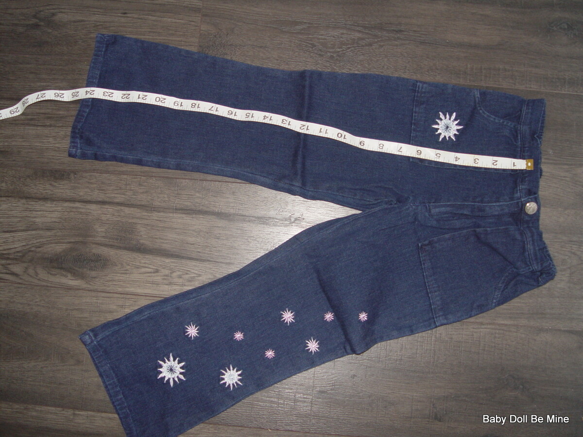 New and Retired My Twinn GIRL'S Snowflake Jeans GIRLS Size XS | eBay