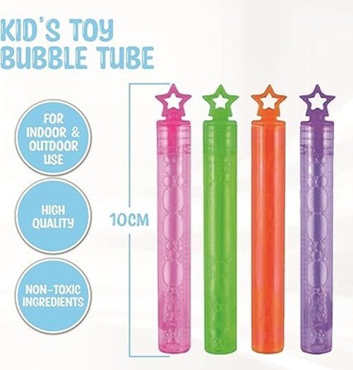 12-36 Kids Party Bag Bubbles Mini Wands Tubes Toys Fillers Favours For ...