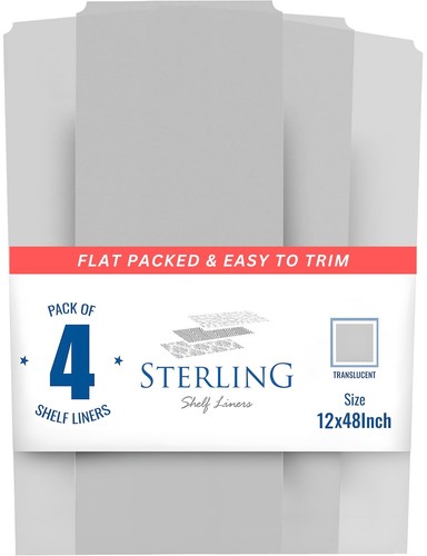 Closet Shelf Liner Wire Shelf Liners For Closets And Pantry set Of 4 12 ...